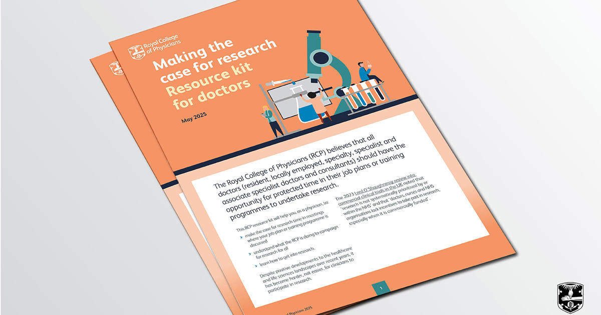 Making the case for research: resource kit for doctors | RCP